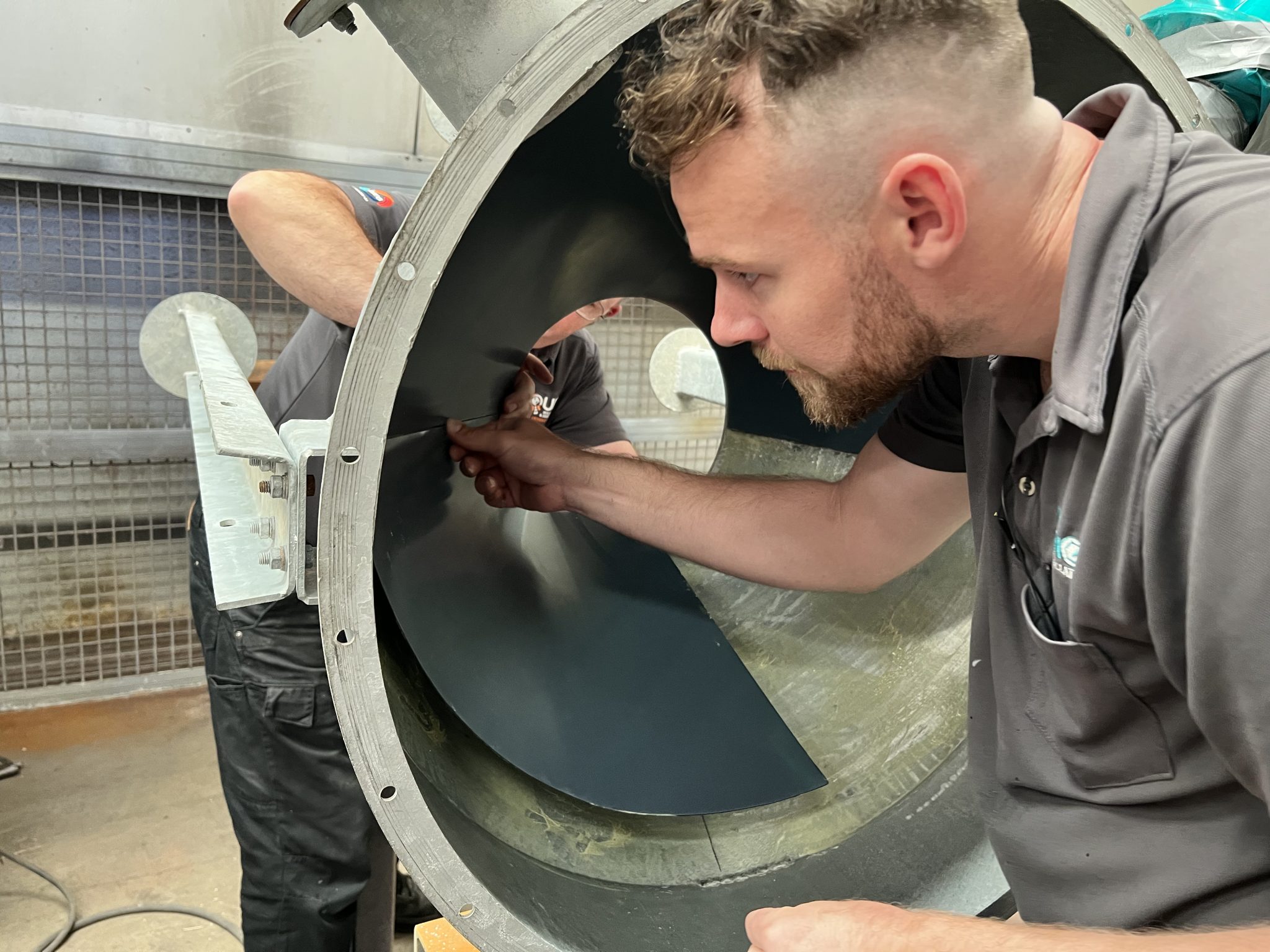 Fixing a material flow issue in a galvanised hopper - Techquip